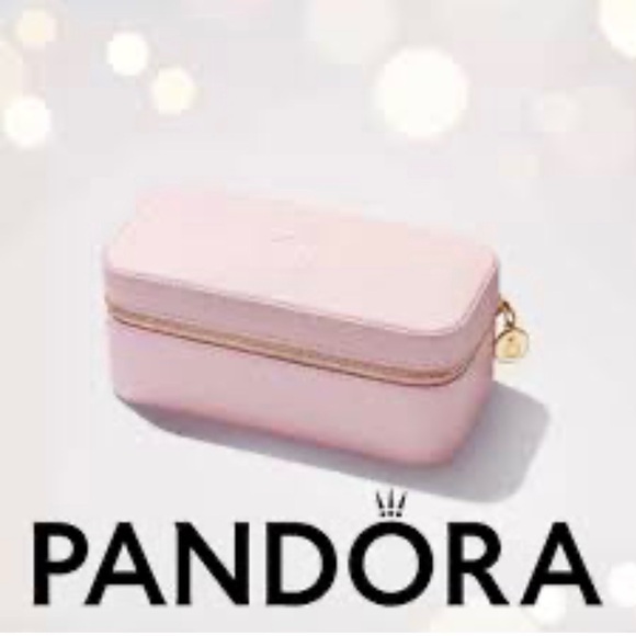 Pandora | Bags | Pandora Pink Jewelry Travel Boxlike New | Poshmark